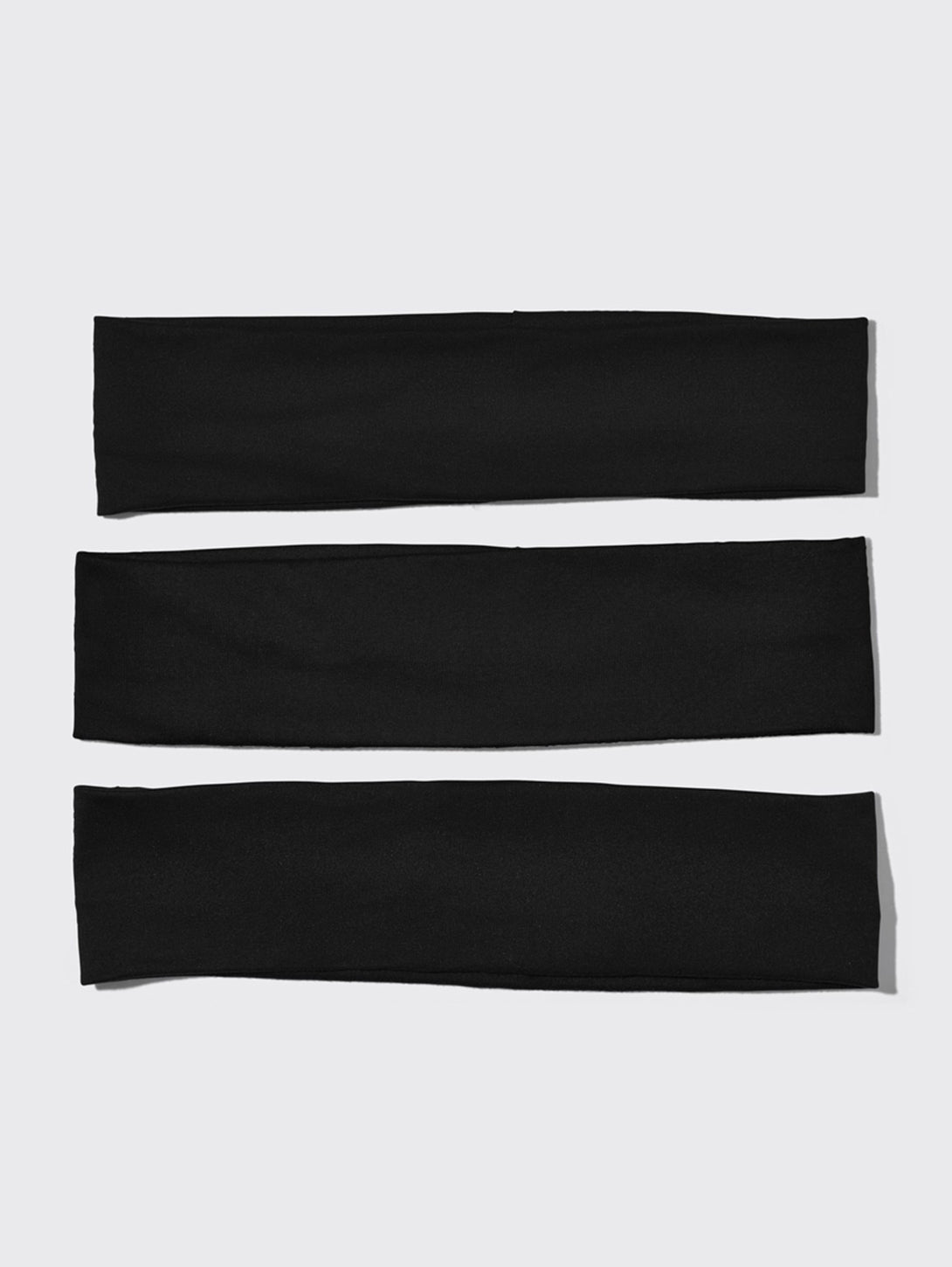 KITSCH | Recycled Active Headbands 3pc Set- Black | Over the Rainbow Canada