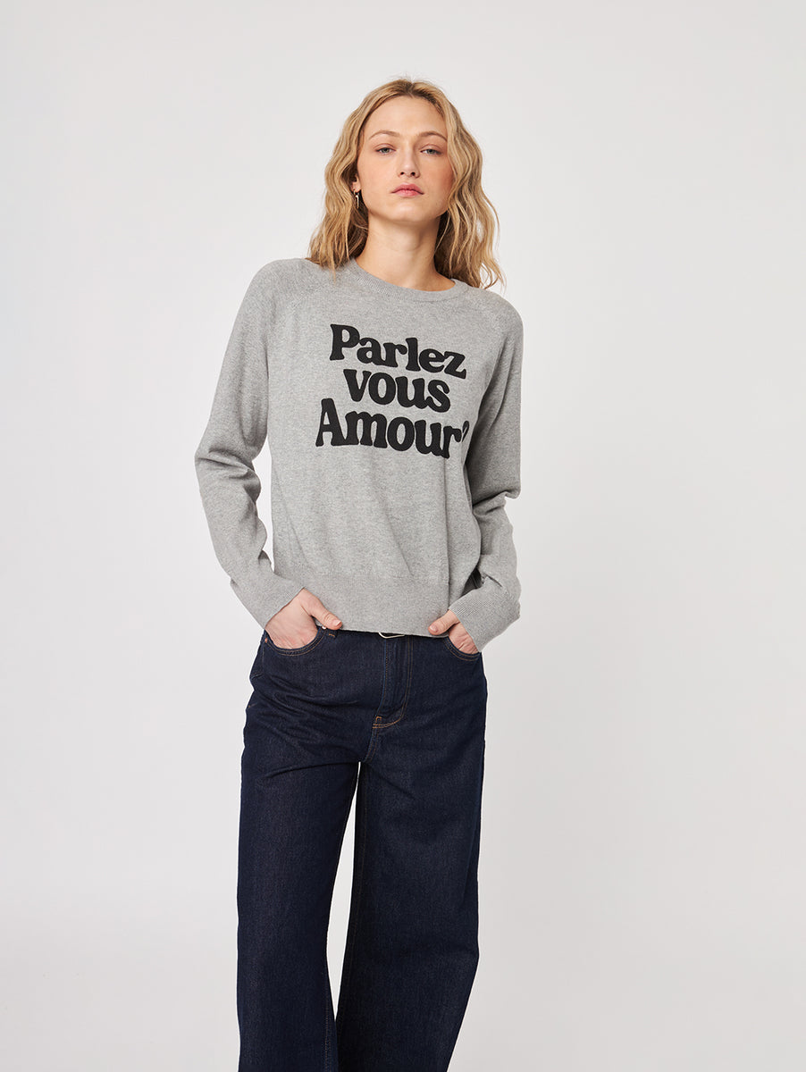 JOHN & JENN | Callum French Sweater - French Grey | Over The Rainbow ...